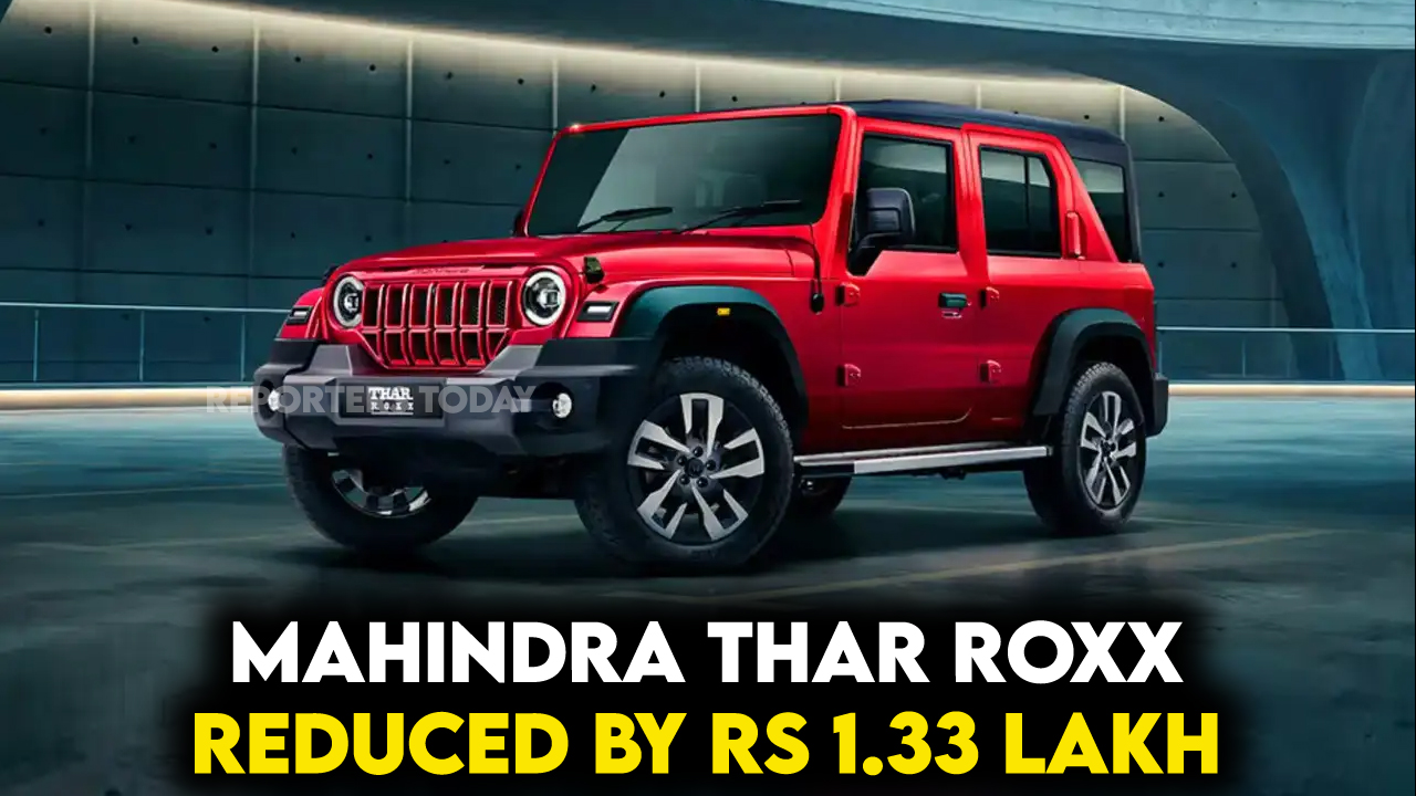 Mahindra Thar Roxx Prices Reduced By Rs 1.33 Lakh - Reporters Today English