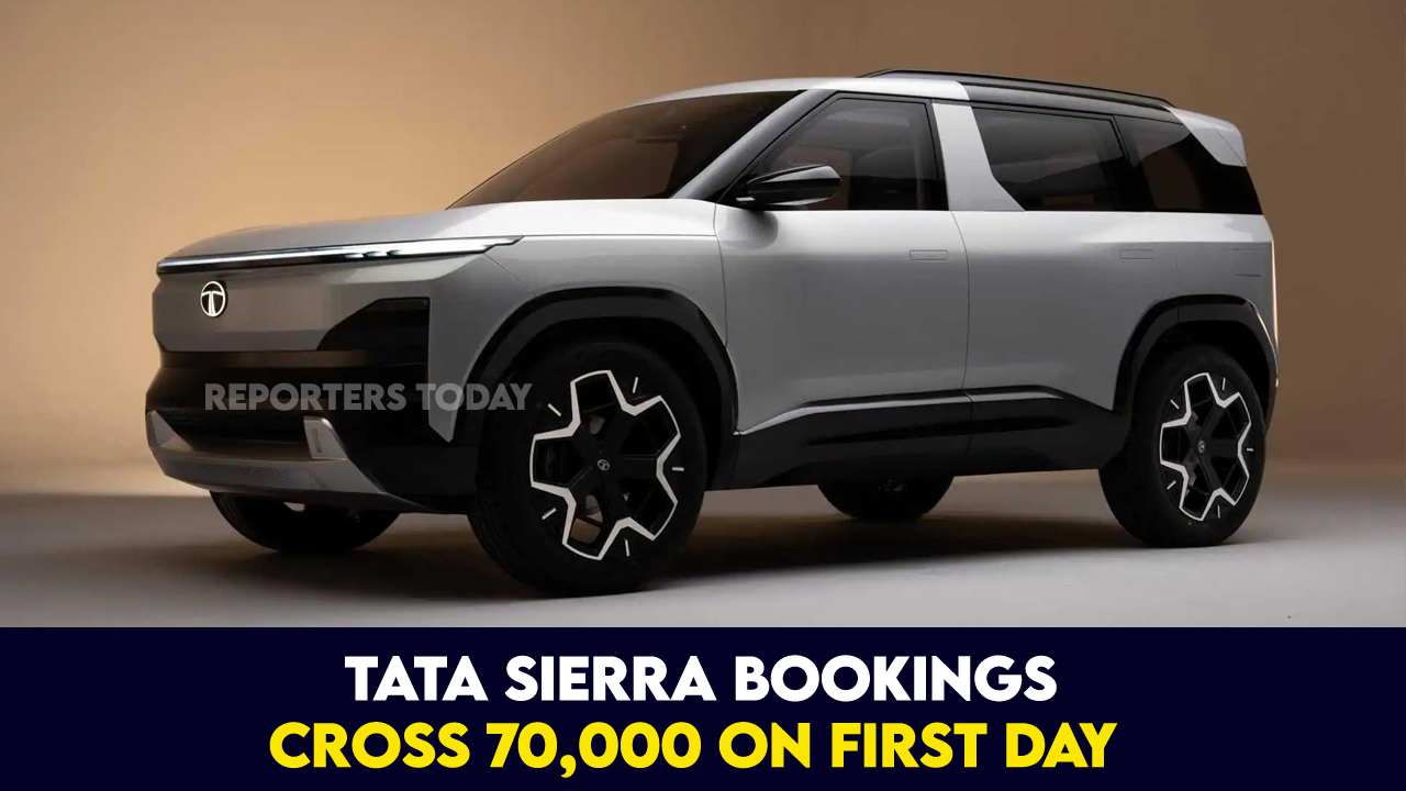 Tata Sierra bookings cross 70,000 on first day - Reporters Today English